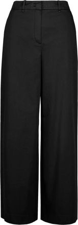 Bomboogie Femme, Pantalons, Noir, Taille: 44 FR Pantalon Palazzo en satin de coton