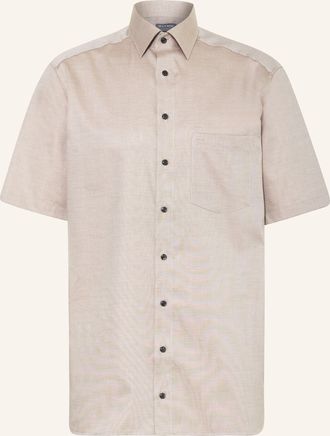 Olymp Kurzarm-Hemd Luxor Comfort Fit beige
