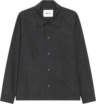 Nn.07 Nn07 - Zander Shirt - Homme - Chemises - Gris - Taille: M