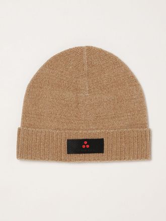 Peuterey Bonnet beanie en tissu technique avec revers et application logo
