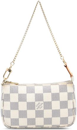 Louis Vuitton Crossbody Bags - Damier Azur Mini Pochette Accessoires - Gr. unisize - in Weiß - für Damen