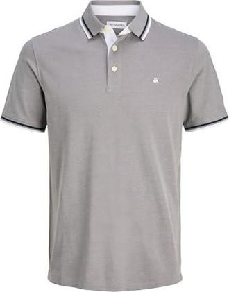 Jack & Jones Jjepaulos Polo Ss Noos Pls Homme Jjepaulos Polo Ss Noos Pls, Ultimate Grey, 3XL