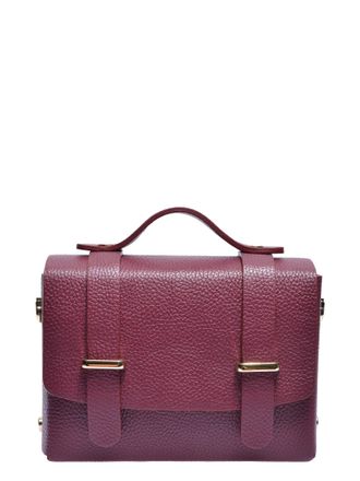 Luisa Vannini Weinfarbe Rindsledertasche