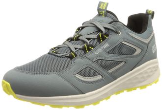 Jack Wolfskin Herren Vojo 3 Vent Low M Sneaker, Grey/Lime, 42.5 EU