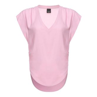 Pinko Flie&szlig;ende Bluse aus Seidenmischgewebe - - Blouses & Shirts - Damen - Lila - M
