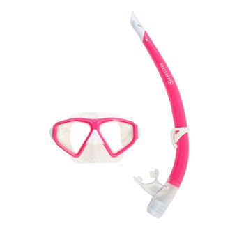 Aqualung Aqua Lung Unisex-Adult Saturn Combo Mask & Snorkel, Pink, Einheitsgröße EU