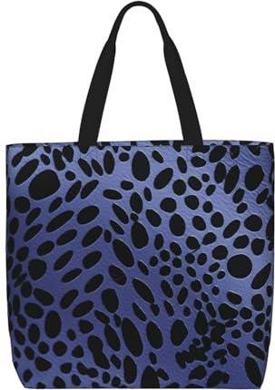 Generic Taches Noires Sac A Main Femme D&eacute;contract&eacute; Tote Bag Imperm&eacute;able Sac Fourre-Tout Pour Gym Shopping Travail