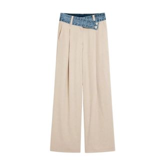 Desigual Damen, Hosen, Beige, SGr&ouml;&szlig;e