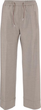 Ql2 Quelledue QL2 Quelledue, Damen, Hosen, Beige, LGr&ouml;&szlig;e
