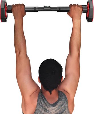 Generico Klimmzugstange f&uuml;r T&uuml;rrahmen, Trainingsausr&uuml;stung f&uuml;r Fitnessstudio, multifunktionale T&uuml;rrahmenstange f&uuml;r Fitness, Training, Fitnessstudio, Innenberei