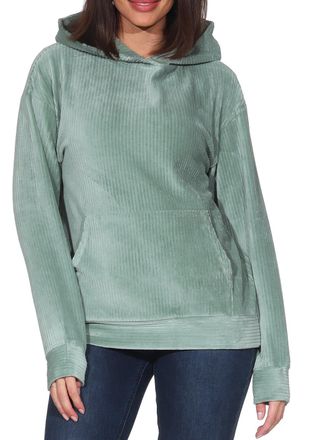 Ragwear Damen Cord Hoodie Kapuzen-Pullover Cordpullover Colbie Cordy 2521-30013 Dusty Green (5036) XL