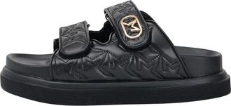 Marc Ellis Femme, Chaussures, Noir, Taille: 38 EU Platform Slippers