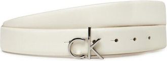 Calvin Klein Damengürtel Ck Buckle Belt 3.0_Smooth K60K613156 Weiß