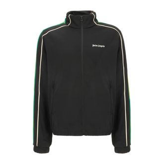 Palm Angels Zip-through Sweatshirt - - Sweatshirts & Hoodies - Herren - Schwarzk - S