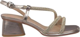 Alma En Pena Riemchensandalen mit halbem Absatz - - Shoes - Damen - Gelb - 38 EU