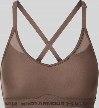 Under Armour Sport-BH mit Label-Schriftzug Modell UA Crossback Low Bra
