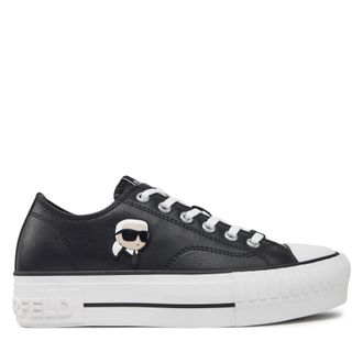 Karl Lagerfeld Sneakers aus Stoff KARL LAGERFELD Kampus Max KL60425T Schwarz