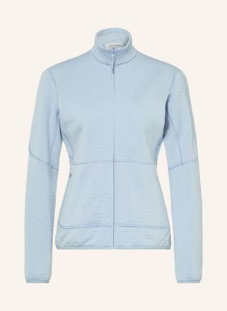 Icebreaker Midlayer-Jacke Merino 400 Realfleece Descender blau
