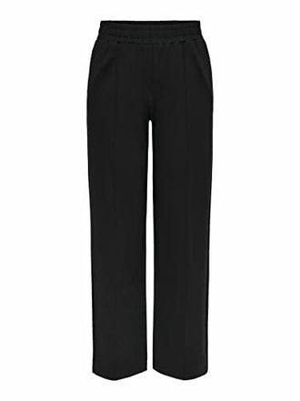 Only ONLPOPTRASH-Suki Life MW Pant PNT Noos Mous, Noir, XL / 30L Femmes