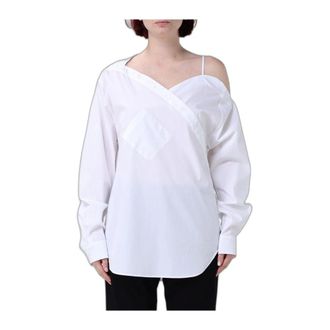 Coperni Herz Shirt - - Blouses & Shirts - Damen - Wei&szlig; - M