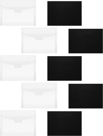 Hemobllo Magnetische Stanzformen Organizer Tasche mit Weicher Magnetfolie Transparent Langlebig Aufbewahrung f&uuml;r Scrapbooking Stempel Postkarten und Bastelvorl