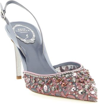 Rene Caovilla Cinderella Heel - Grey