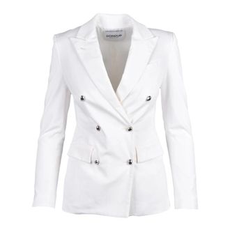 Dondup Doppiopetto Blazer - - Jackets - Damen - Wei&szlig; - XL