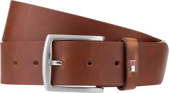 Tommy Hilfiger Lederg&uuml;rtel New Denton 4.0 braun