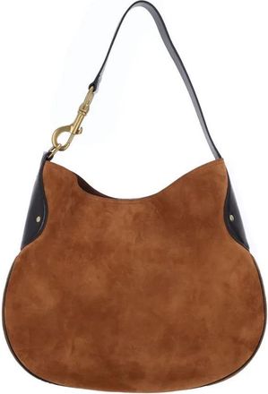 Mulberry Hobo Bags - Large Calf Suede Shoulder Bag - Gr. unisize - in Braun - f&uuml;r Damen