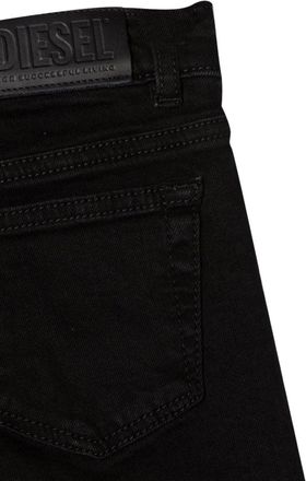 Diesel Cotton-Elastane Trousers - Black