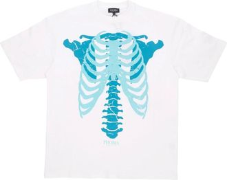 Phobia Archive Skeleton Print Tee - - Tops - Herren - Wei&szlig; - L