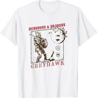 Dungeons & Dragons 50th Anniversary World Of Greyhawk Retro T-Shirt