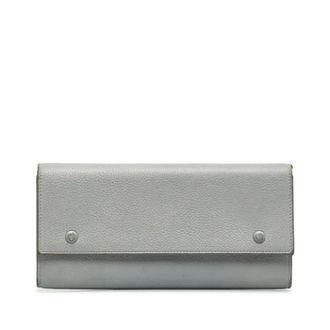 Celine Portefeuille en cuir Vintage Pre-owned - Femme - Pre-owned - Gris - Taille: ONE Size