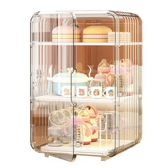 Generic Organizer zur Aufbewahrung von Babyflaschen - Abdeckung f&uuml;r Krippe zum Trocknen, transparenter Staubbeh&auml;lter | Aufbewahrung f&uuml;r Schlafzimmer, Badezimm