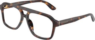 Dolce & Gabbana Monture optique pilote - Homme - Accessoires - Brun - Taille: 57 MM