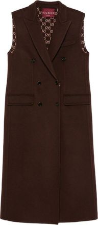 Gucci Double-breasted Sleeveless Coat