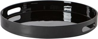 Argon Tableware Runde Servierschale - 33cm - Schwarz