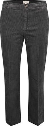 Part Two Womens Corduroy Pants Cropped Length Flared Legs Regular Fit