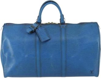 Louis Vuitton unisex, Pre-owned, Bleu, Taille: ONE Size Sac Week-end Pre-owned