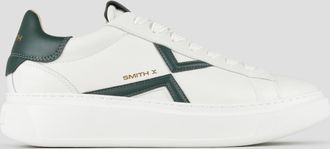 Alexander Smith College Man in white leather and green details