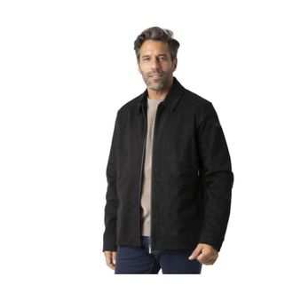 Roberto Ricci Design Overshirt im Wildleder-Look - - Jackets - Herren - Schwarzk - XL