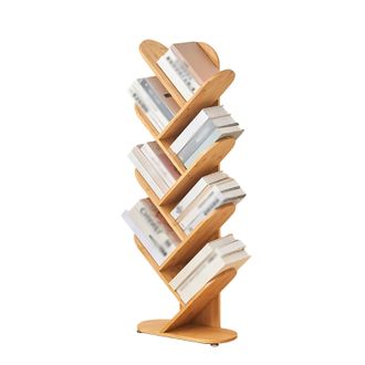 Generic Baumf&ouml;rmiges B&uuml;cherregal, freistehendes B&uuml;cherregal, B&uuml;cherregal, geeignet for Wohnzimmer, Schlafzimmer und Heimb&uuml;ro(7-Tier)