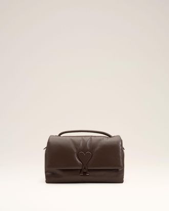Ami Ami Paris - Sac Voulez-Vous Marron En Cuir de vachette Cafe Fonce - TU - Unisex
