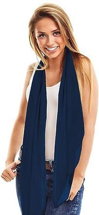 TOSKATOK Echarpe - Femme - bleu - Taille unique