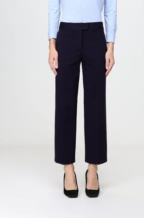 Liviana Conti Jeremy Cropped-Hose aus Cr&ecirc;pe mit weitem Bein