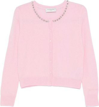 Ermanno Scervino Femme, Pulls, Rose, Taille: 38 FR Cardigan
