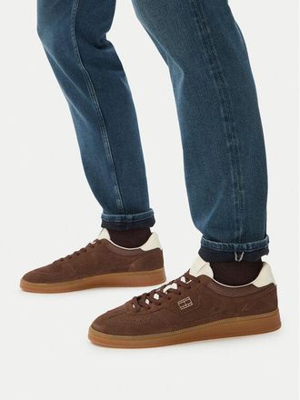 Tommy Jeans Sneakers The Greenwich Edge Suede EM0EM01732 Dunkelbraun