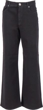 Max Mara Femme, Jeans, Noir, Taille: 36 FR Pantalone lungo Medina
