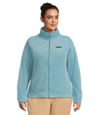 Columbia Benton Springs f&uuml;r Damen mit durchgehendem Rei&szlig;verschluss, Vintage-Blau, L