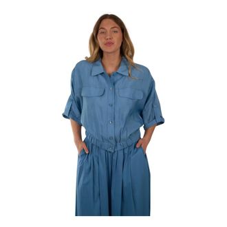 Meimeij Damen, Blusen & Hemden, Blau, XSGr&ouml;&szlig;e